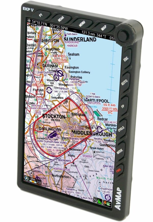 AvMap EKP V Portable GPS, EFB & PFD– AllAvionics.com