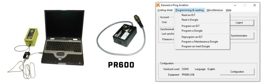Orolia Kannad PR600 ELT Programmer – AllAvionics.com